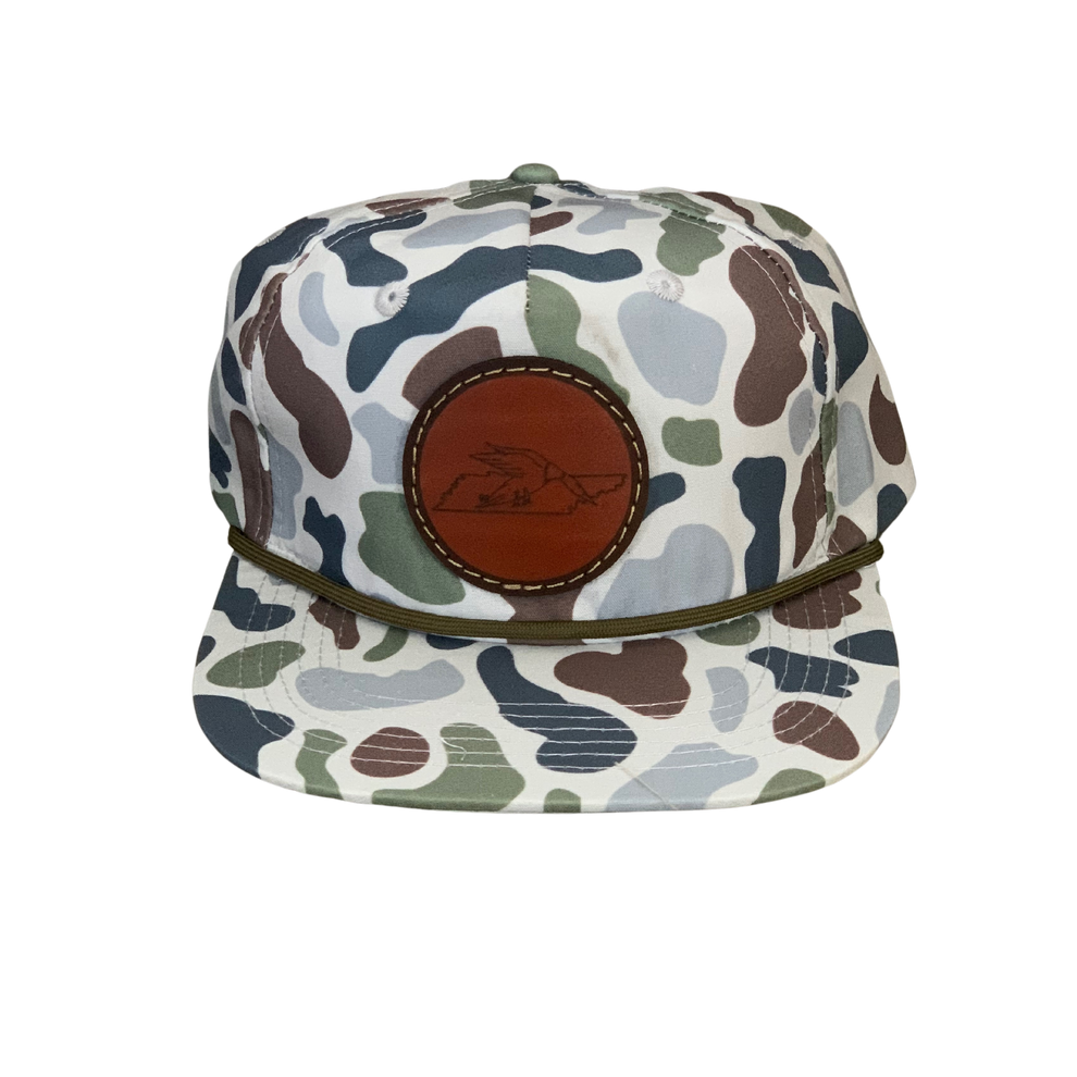 Camo Rope Hat with Tennessee Leather Duck Patch (3 colors) – EASYMONEY ...